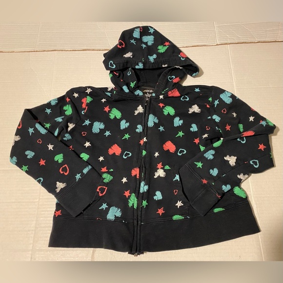 bcg | Shirts & Tops | Bcg Size L Girls Full Zip Hoodie Sweater Hearts ...